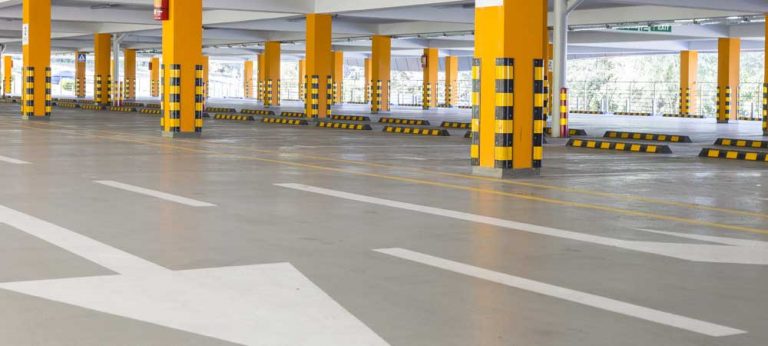 Selection of coatings for road markings of concrete surfaces
